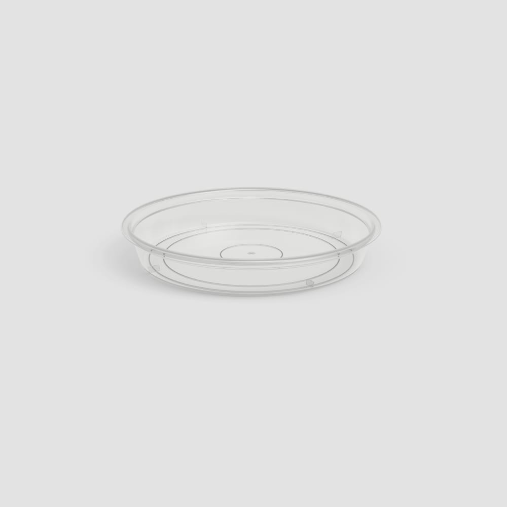 Plato de plástico Artevasi transparente redondo | Fronda