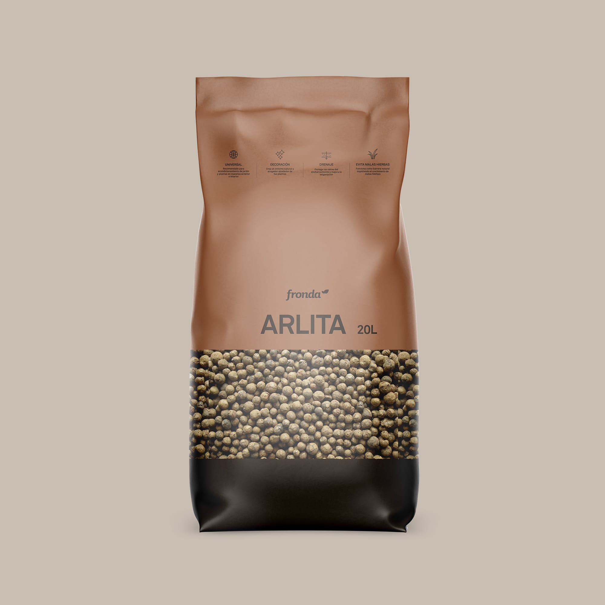 Arlita (Arcilla expandida) Fronda | Fronda