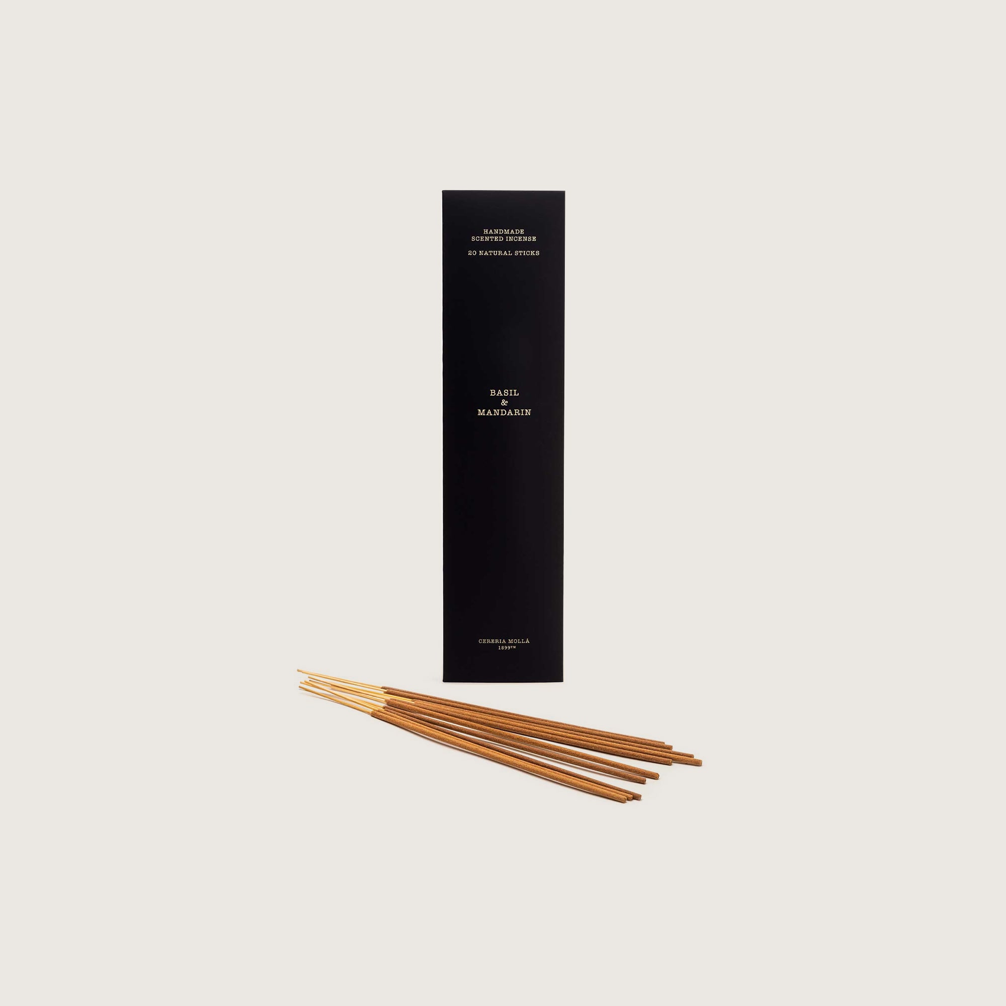 Comprar Incienso negro basil & mandarin 20 varillas | Fronda