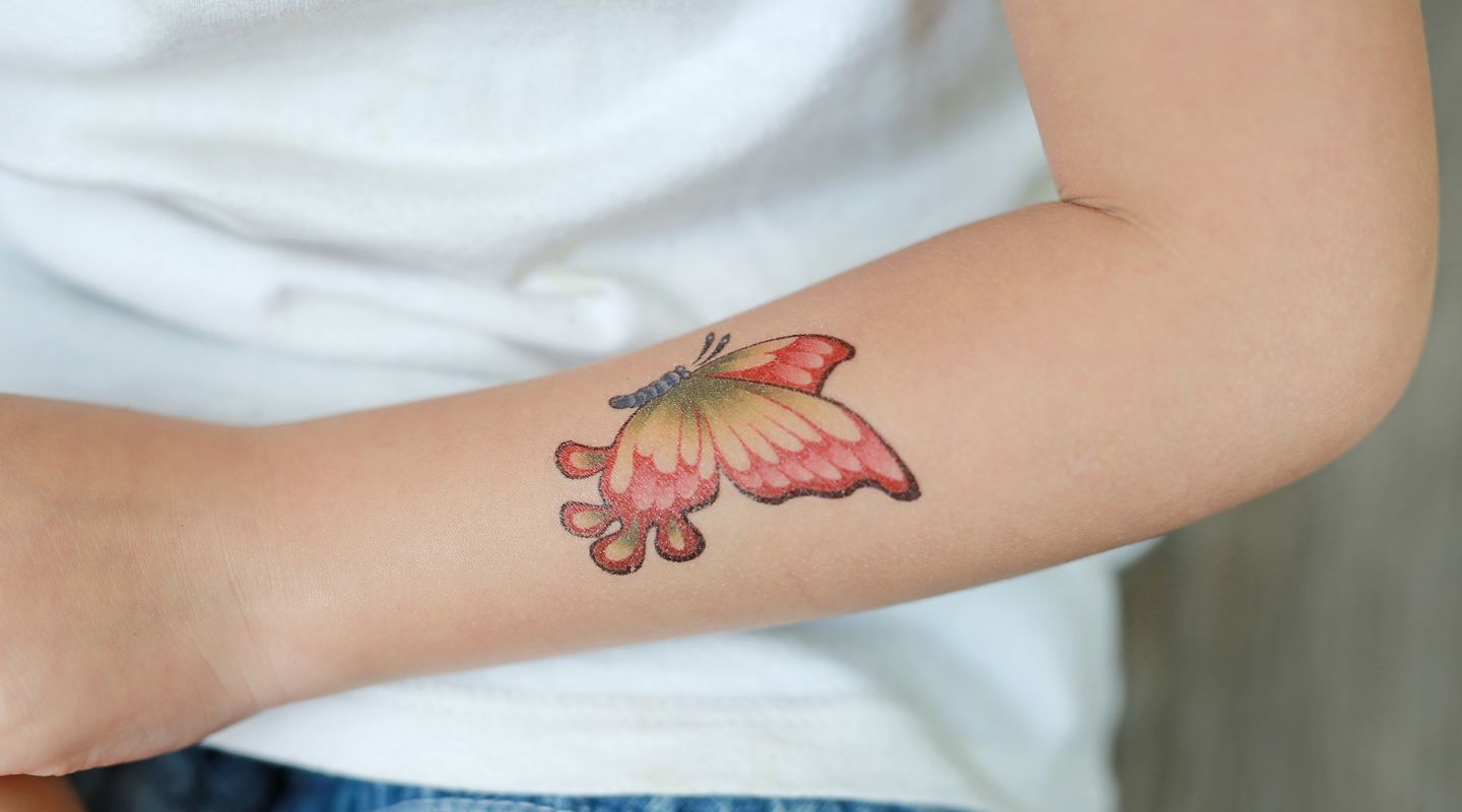 Colorful butterfly tattoo | TattooDesign