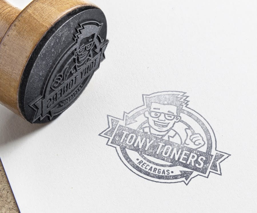 Tony Toners | Diseño de logotipo y personaje por FRONT: