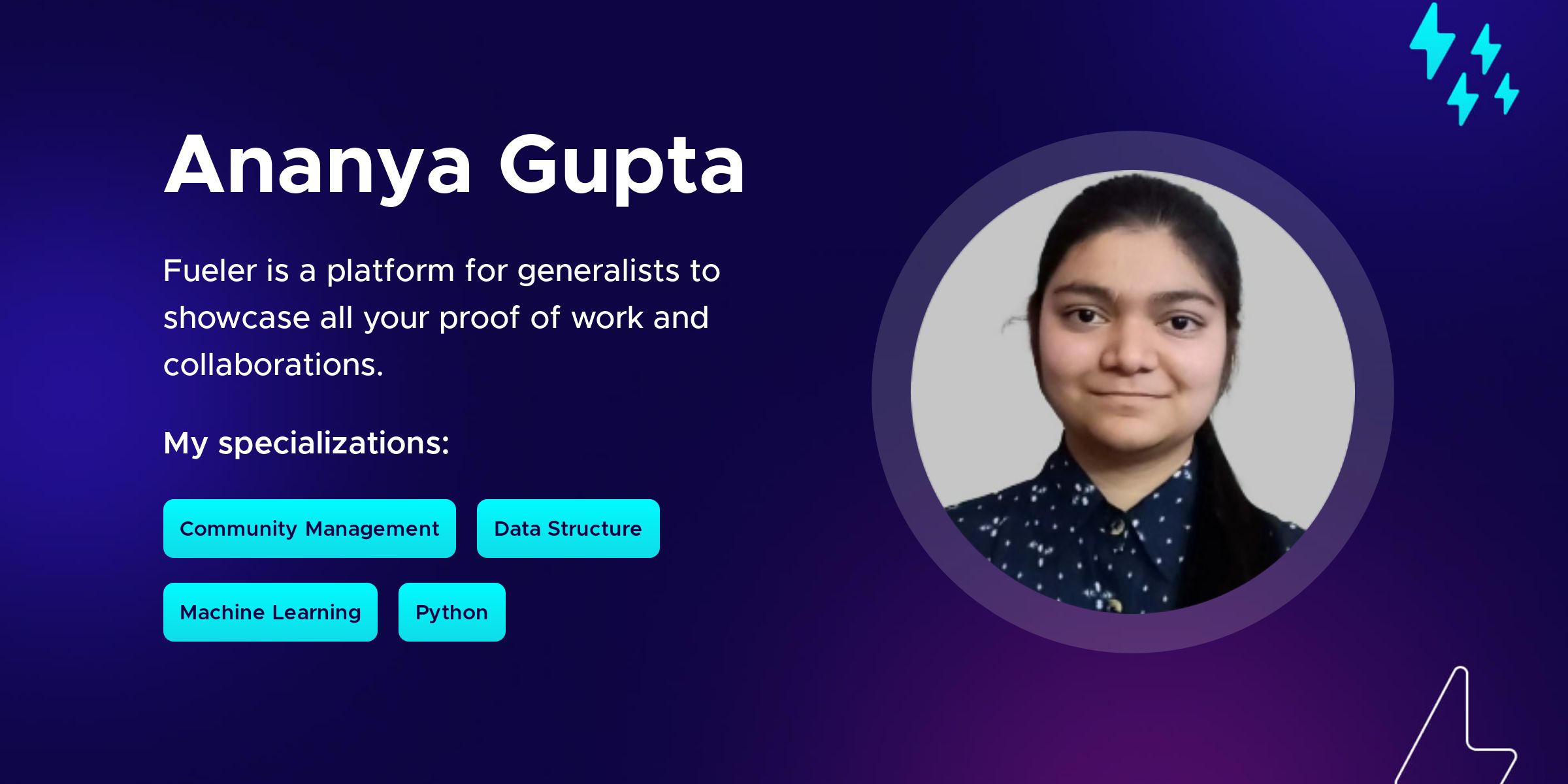 Ananya Gupta on Fueler.io