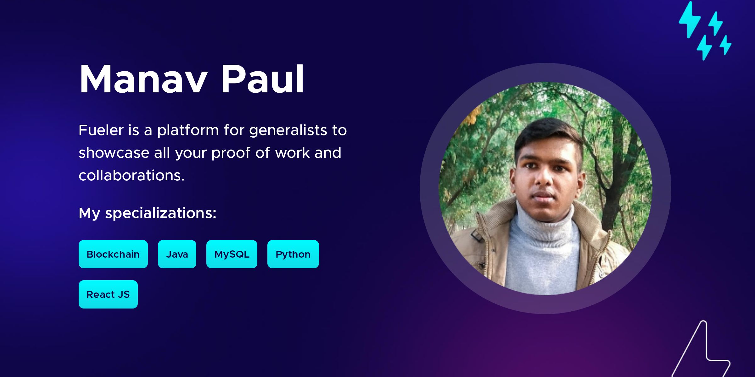 Manav Paul on Fueler.io