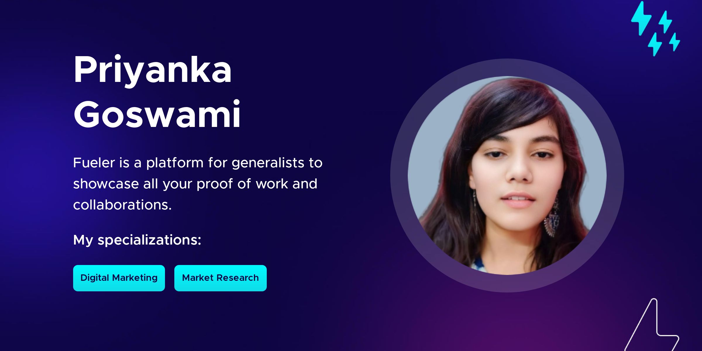 Priyanka Goswami on Fueler.io