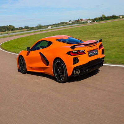 Corvette C8 driving experience, Circuit de Lohéac (35)