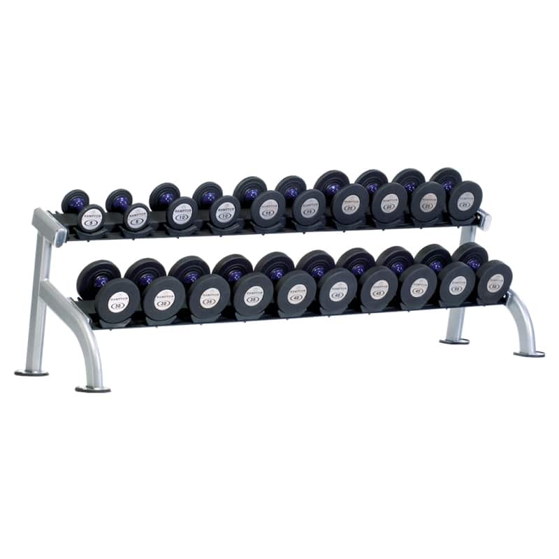 Tuff Stuff Proformance Plus 2-Tier Dumbbell Rack - Functional Fitness ...