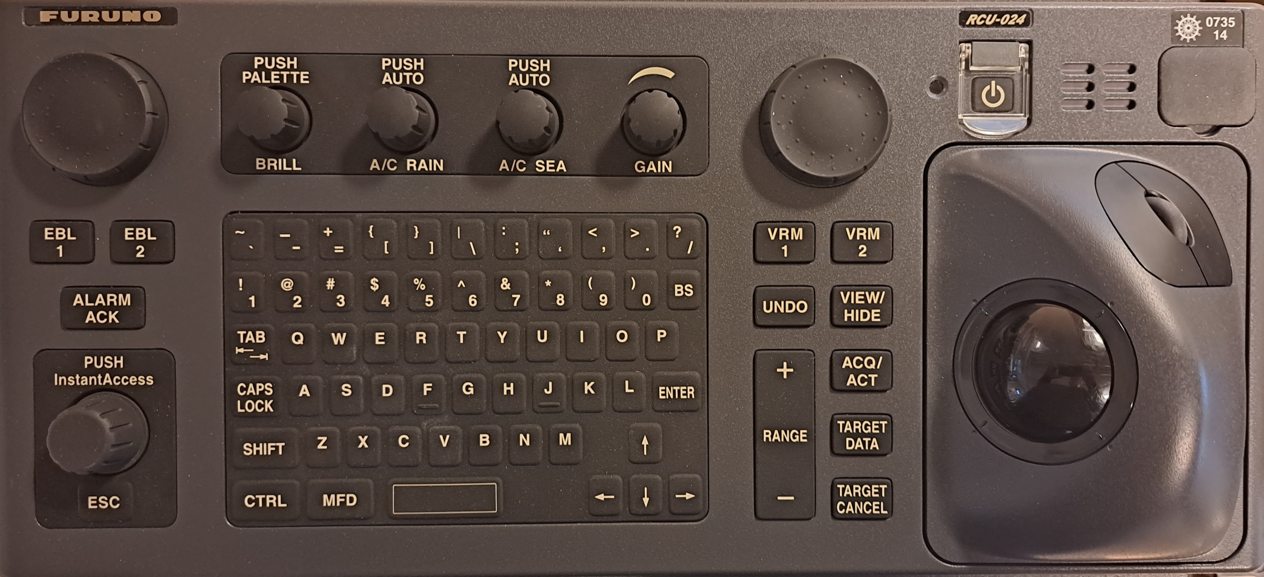 Kontrollpanel RCU-024 m/5m kabel Furuno Norge