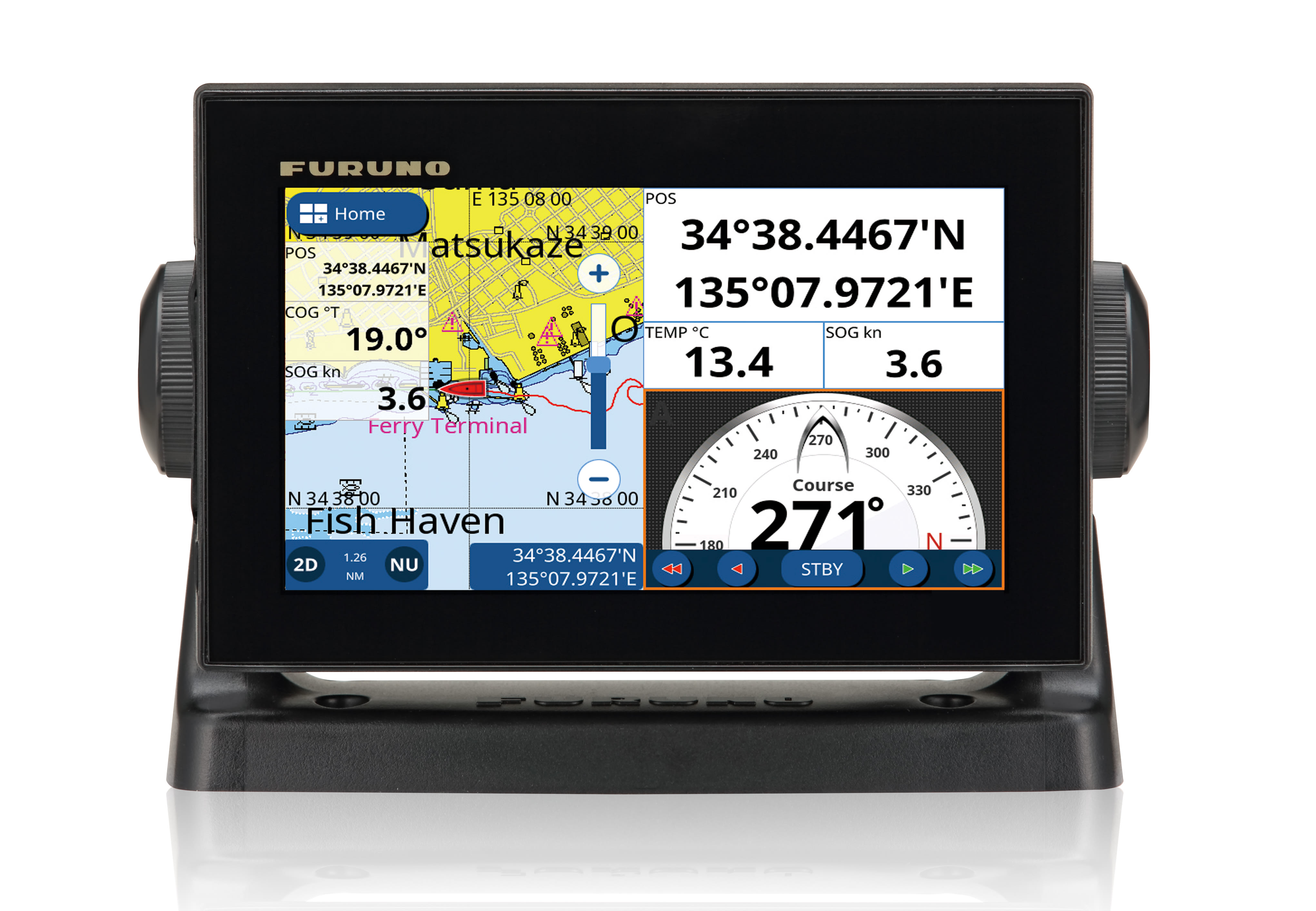 GPS PLOTTER/SOUNDER GP-1870F-E Furuno Norge