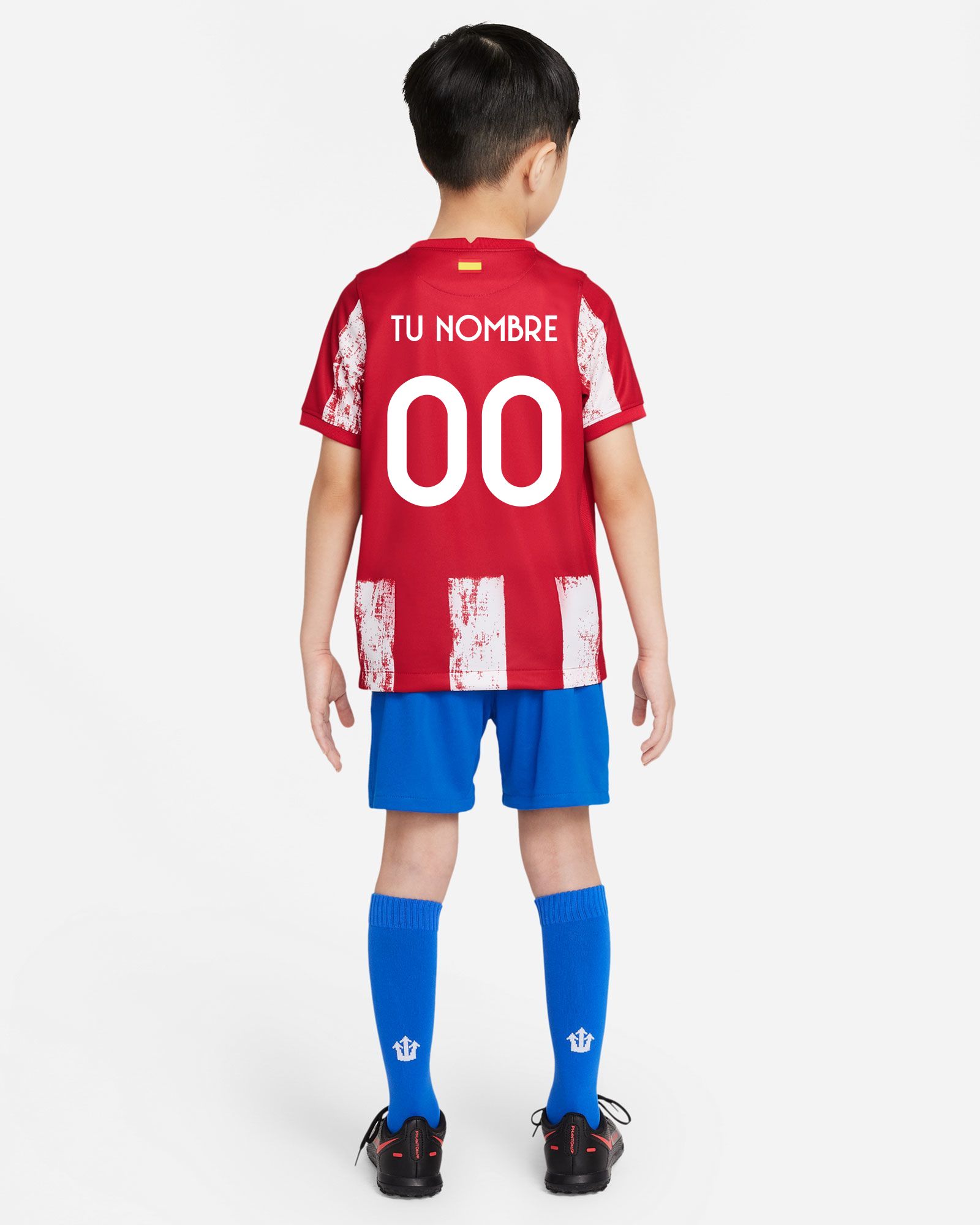 Miniconjunto 1ª Atlético De Madrid 2021 2022 Personalizada