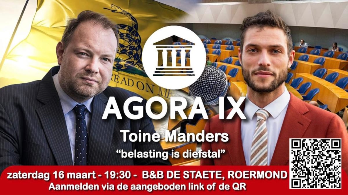 Agora IX | Toine Manders & Ruby Driessen - Forum voor Democratie