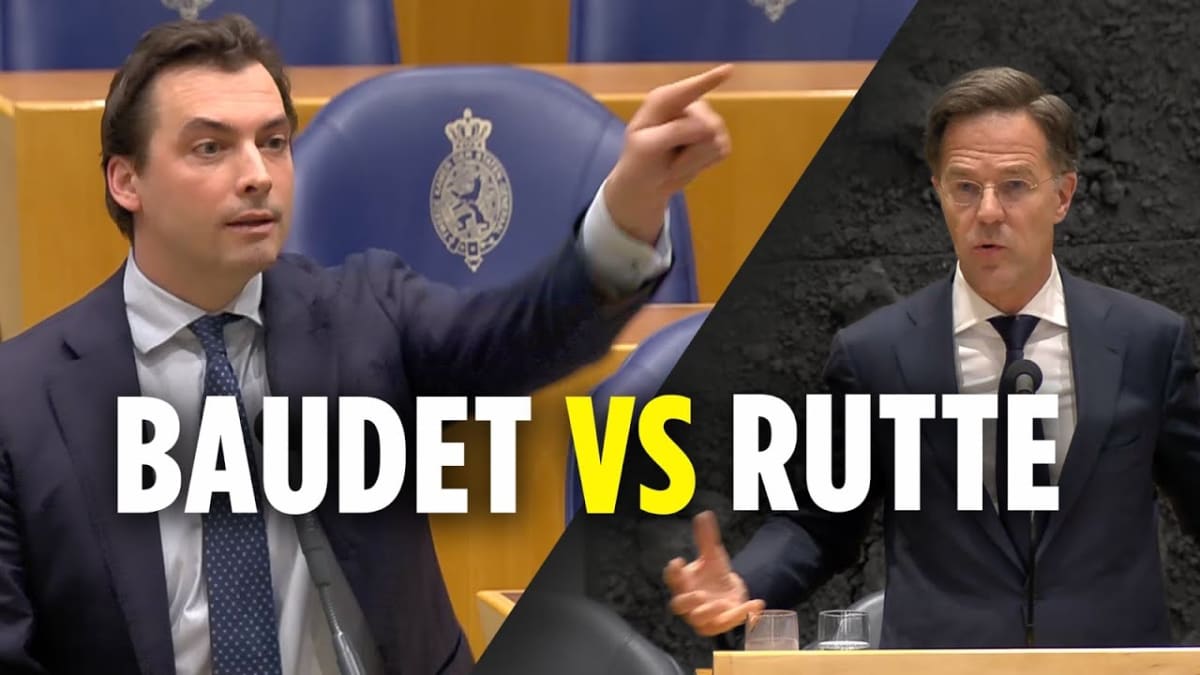 Rutte in het nauw door vragen Baudet in Oekraïnedebat - Forum voor Democratie