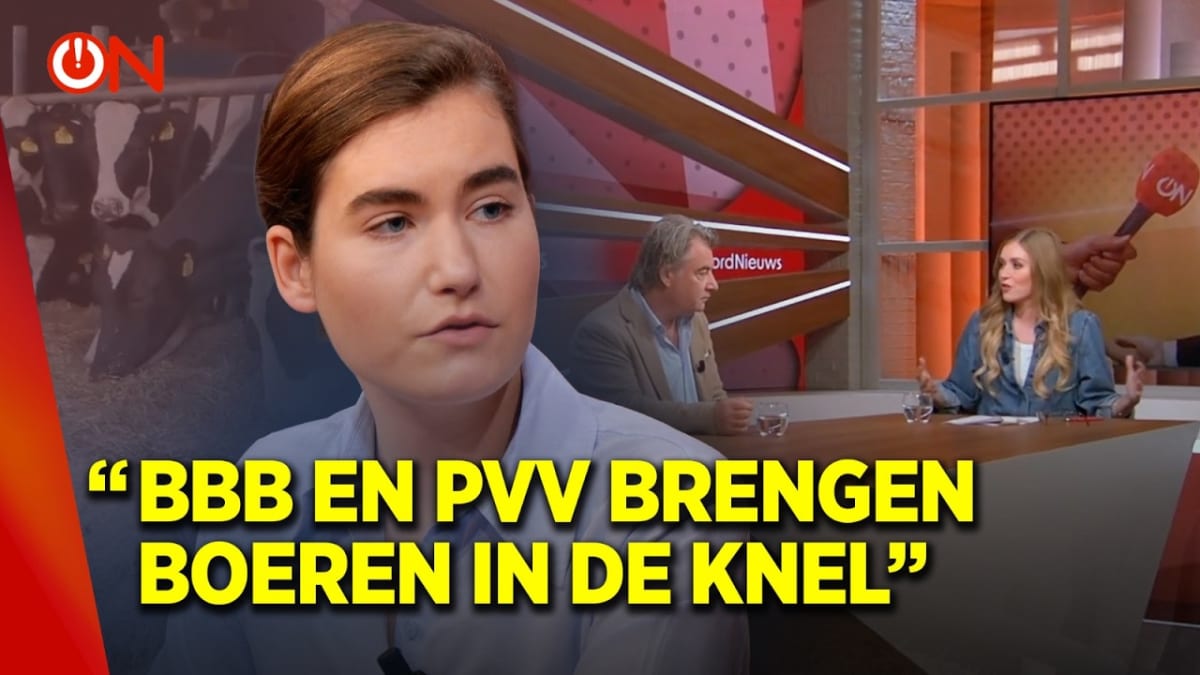 Lidewij de Vos (FVD) uit kritiek op anti-boerenbeleid van BBB- en PVV-kabinet bij Ongehoord ...