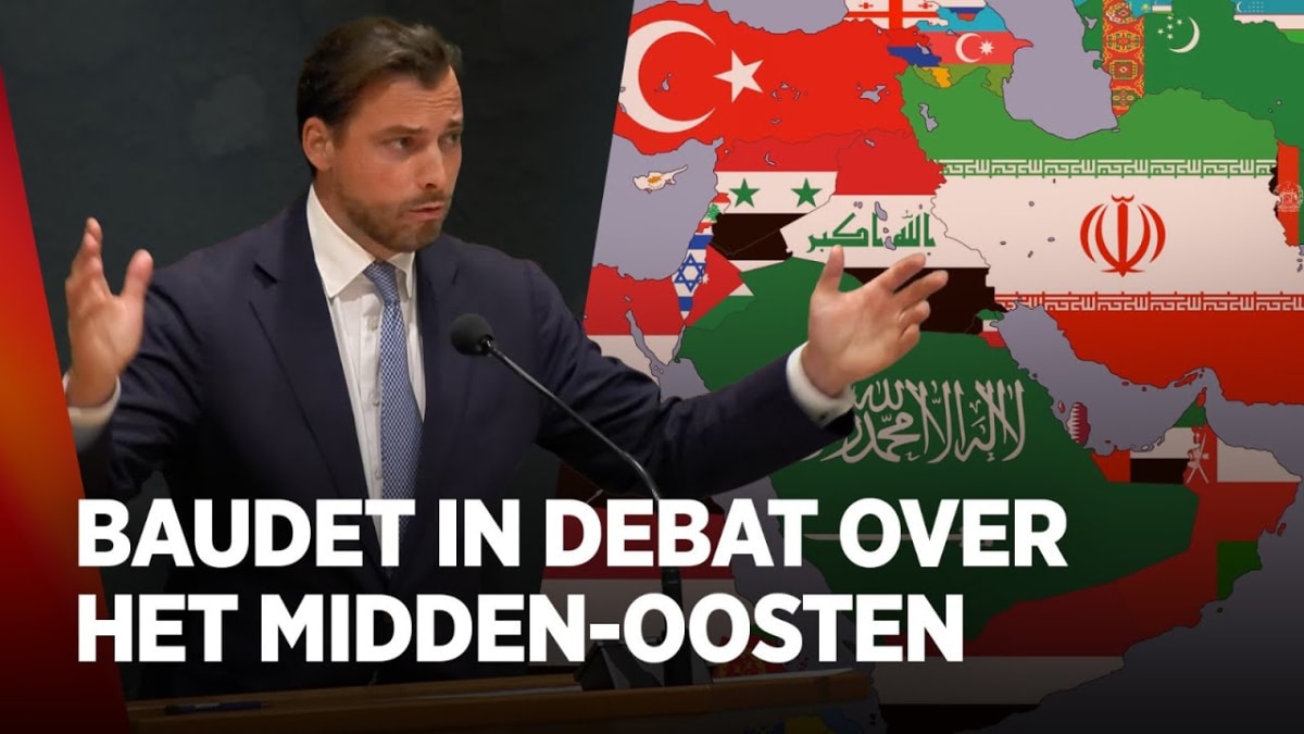 Baudet (FVD) in debat over het Midden-Oosten, Gaza, Israël, de oorlog en vluchtelingenstromen ...