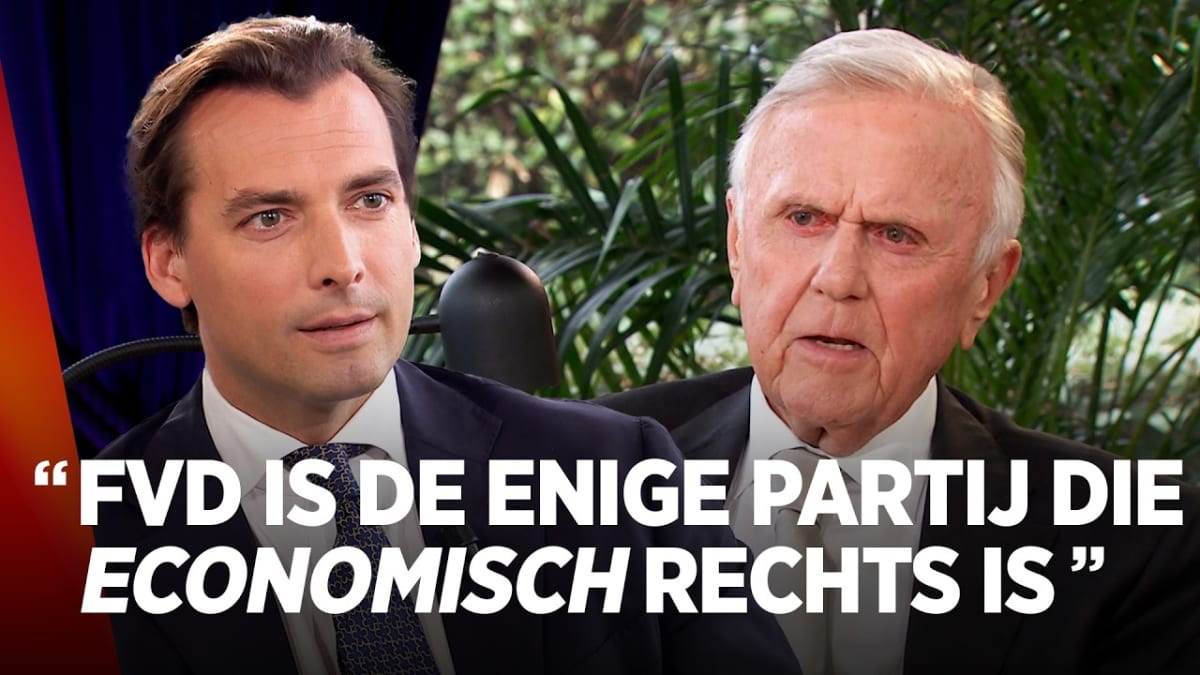 Thierry Baudet te gast bij Business Class: "FVD is de énige economisch rechtse partij in ...