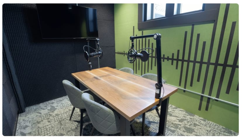 Podcast Room at COhatch - Broad Ripple | Gable