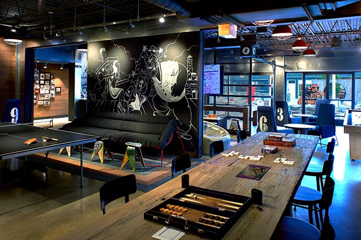 Game Room at Hotel Zephyr | Gable