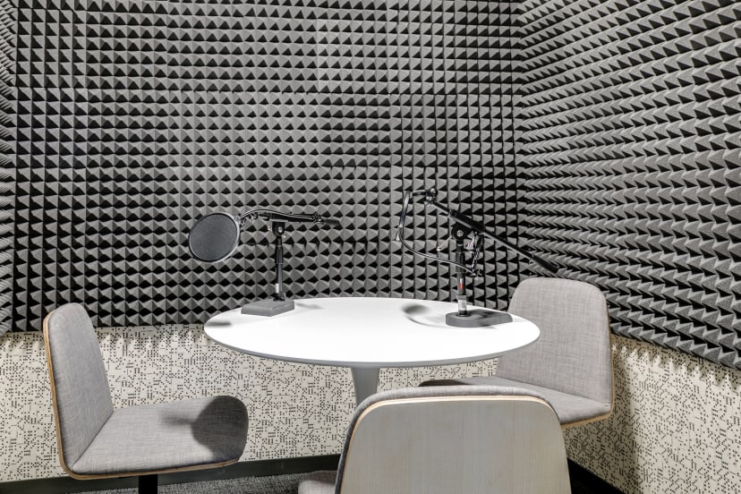 Professional Podcast Booth at Gather Virginia Beach | Gable