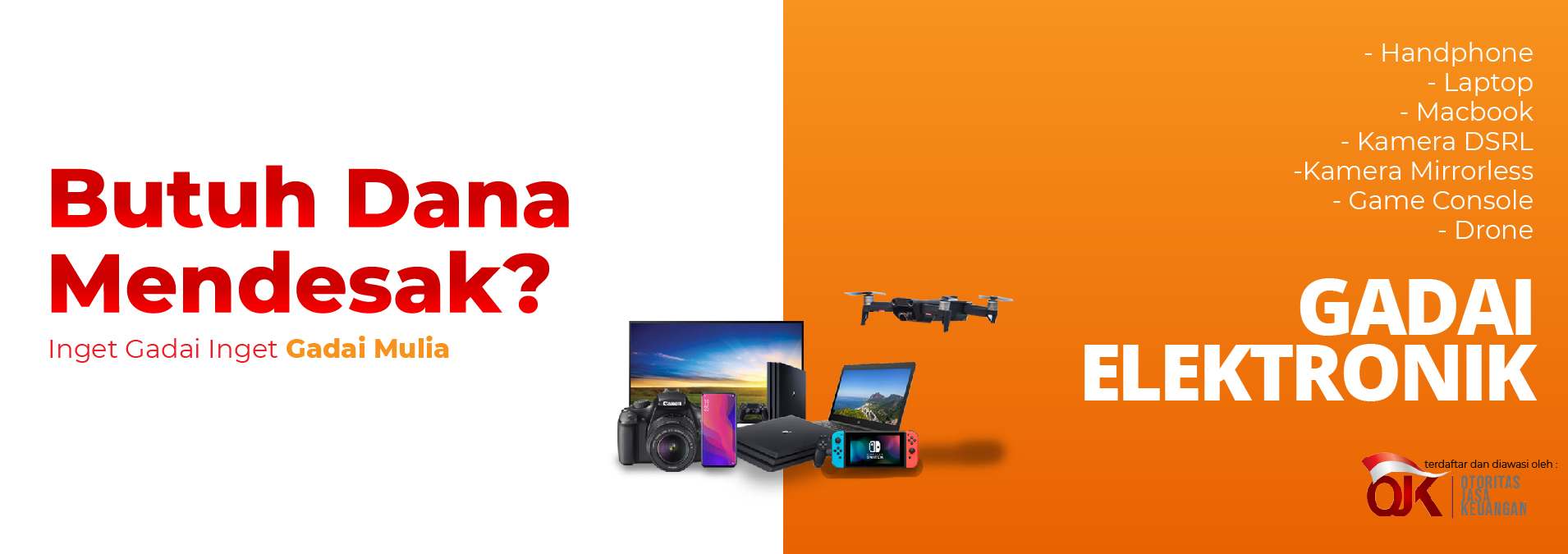 Gadai Mulia - Gadai Emas - Hp - Laptop - Kamera - Mobil dan Motor