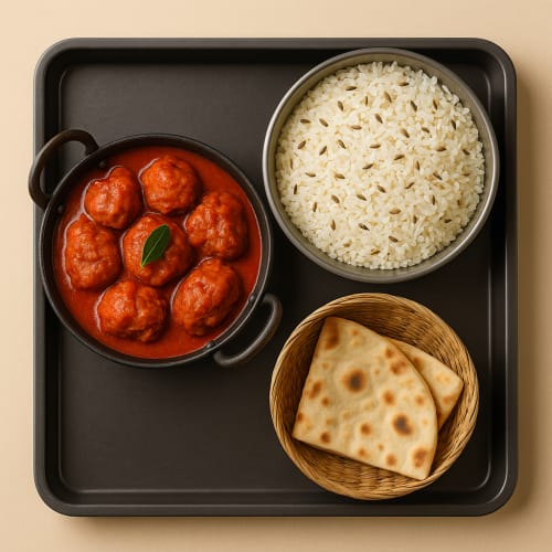 Order Andhra (Chicken/Goat), + Jeera Rice + Roti Online - Simply Indian ...