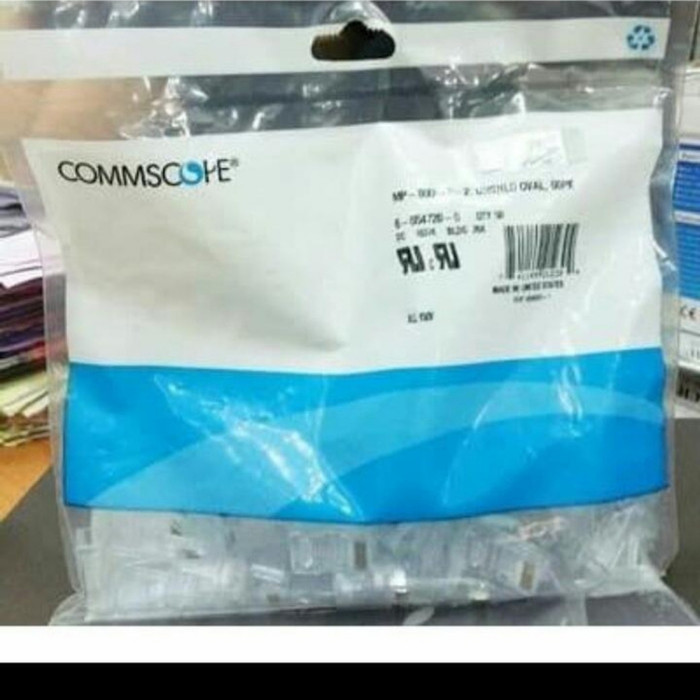 Jual connector data-modular plug pin rg45 cat5 commscope (Kode A 003)) di Seller alexaindo karya ...