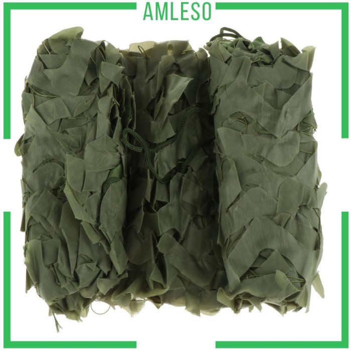 Jual Jaring Terpal Motif Daun Kamuflase Ukuran 2x3m Dengan Tas Pembawa ...