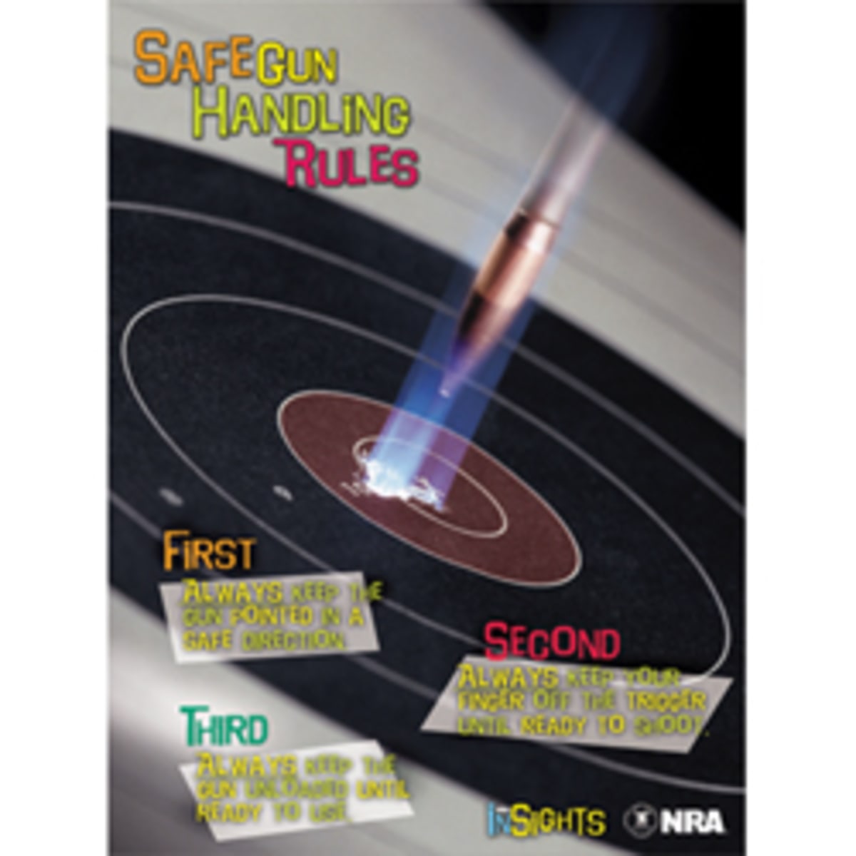 Safe Gun Handling Rules Poster