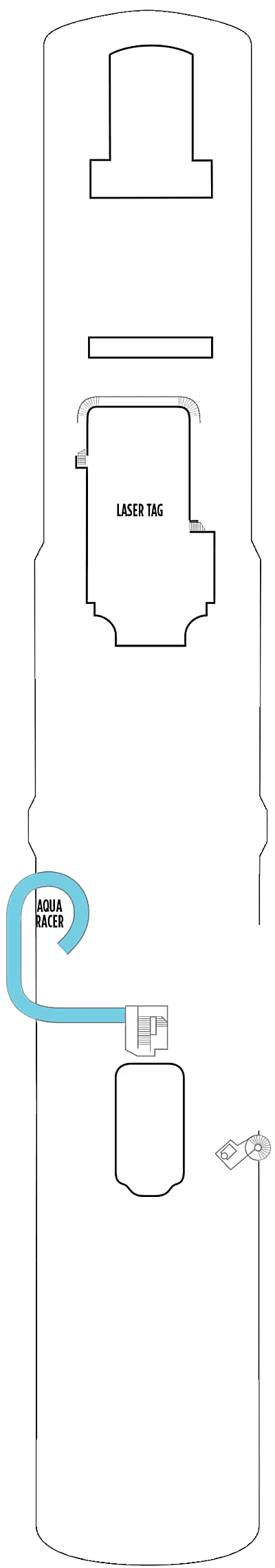 Norwegian Bliss Deck 20 - Activities & Deck Plan Layout