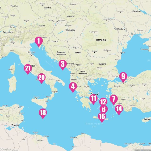 Majestic Princess - June 10th, 2025 - Cruise Map & Port Info