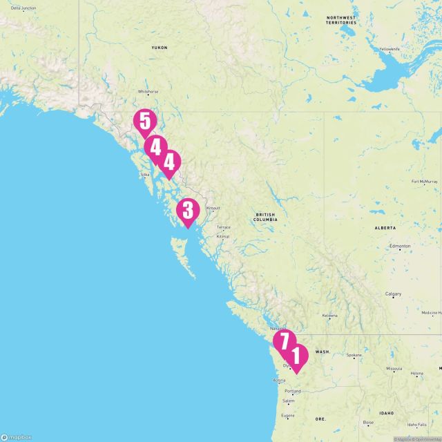 Majestic Princess - June 16th, 2024 - Cruise Map & Port Info