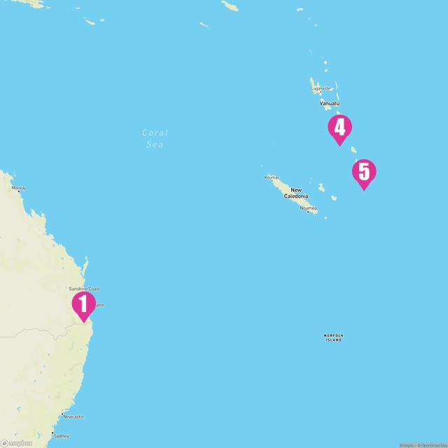 Quantum of the Seas - January 17th, 2025 - Cruise Map & Port Info