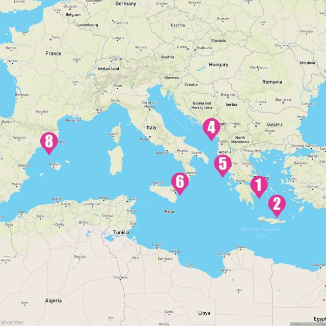 Sun Princess - June 21st, 2025 - Cruise Map & Port Info