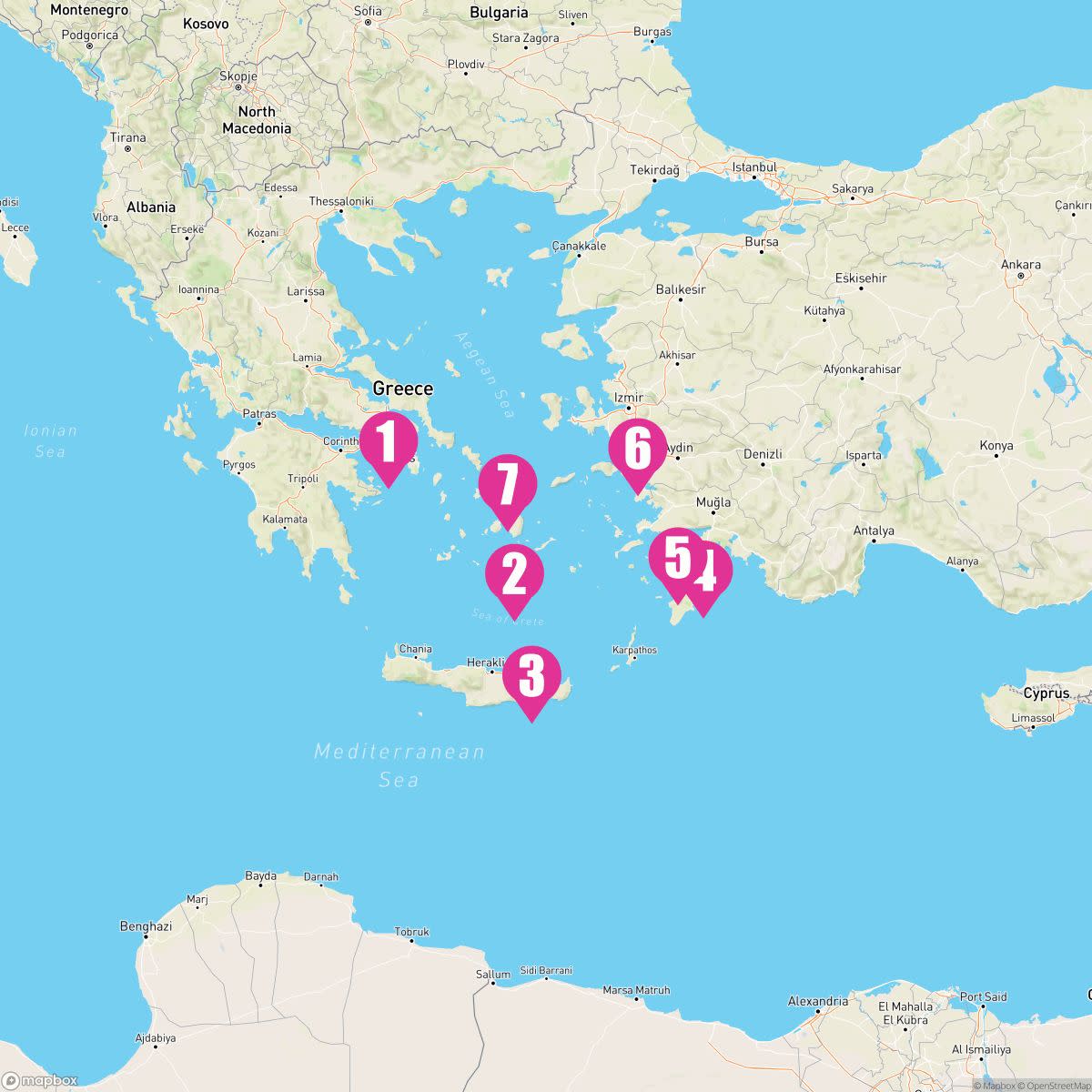 Azamara Journey - September 14th, 2024 - Cruise Map & Port Info