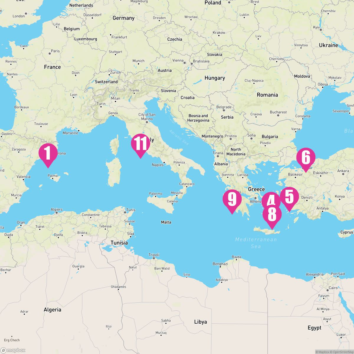 Celebrity Equinox - October 18th, 2025 - Cruise Map & Port Info