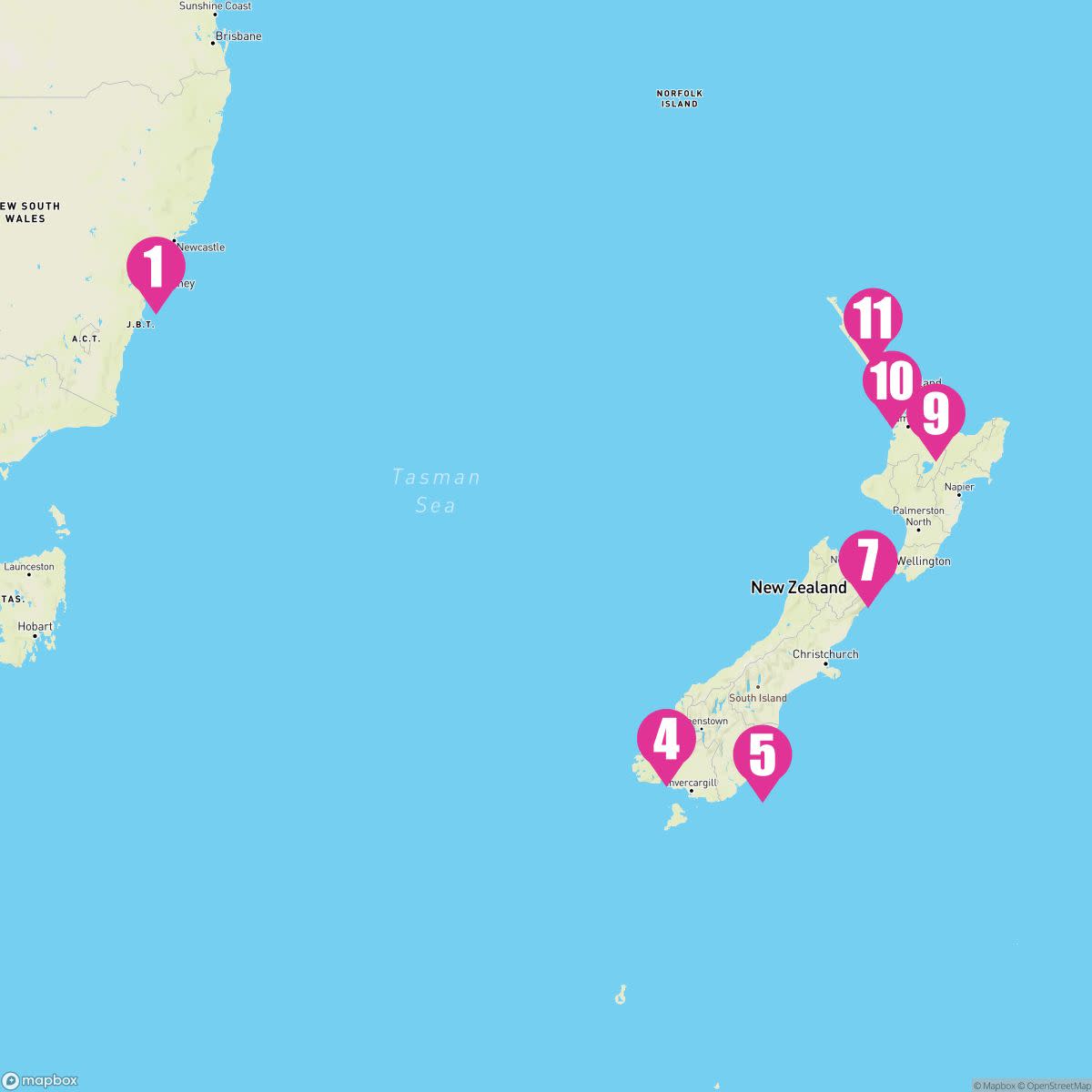 Discovery Princess - December 6th, 2025 - Cruise Map & Port Info