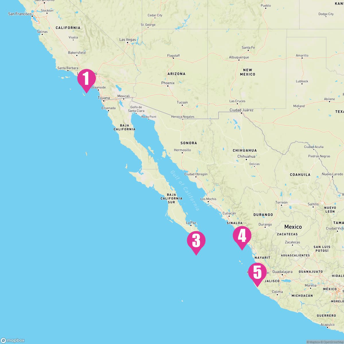 Discovery Princess - December 7th, 2024 - Cruise Map & Port Info