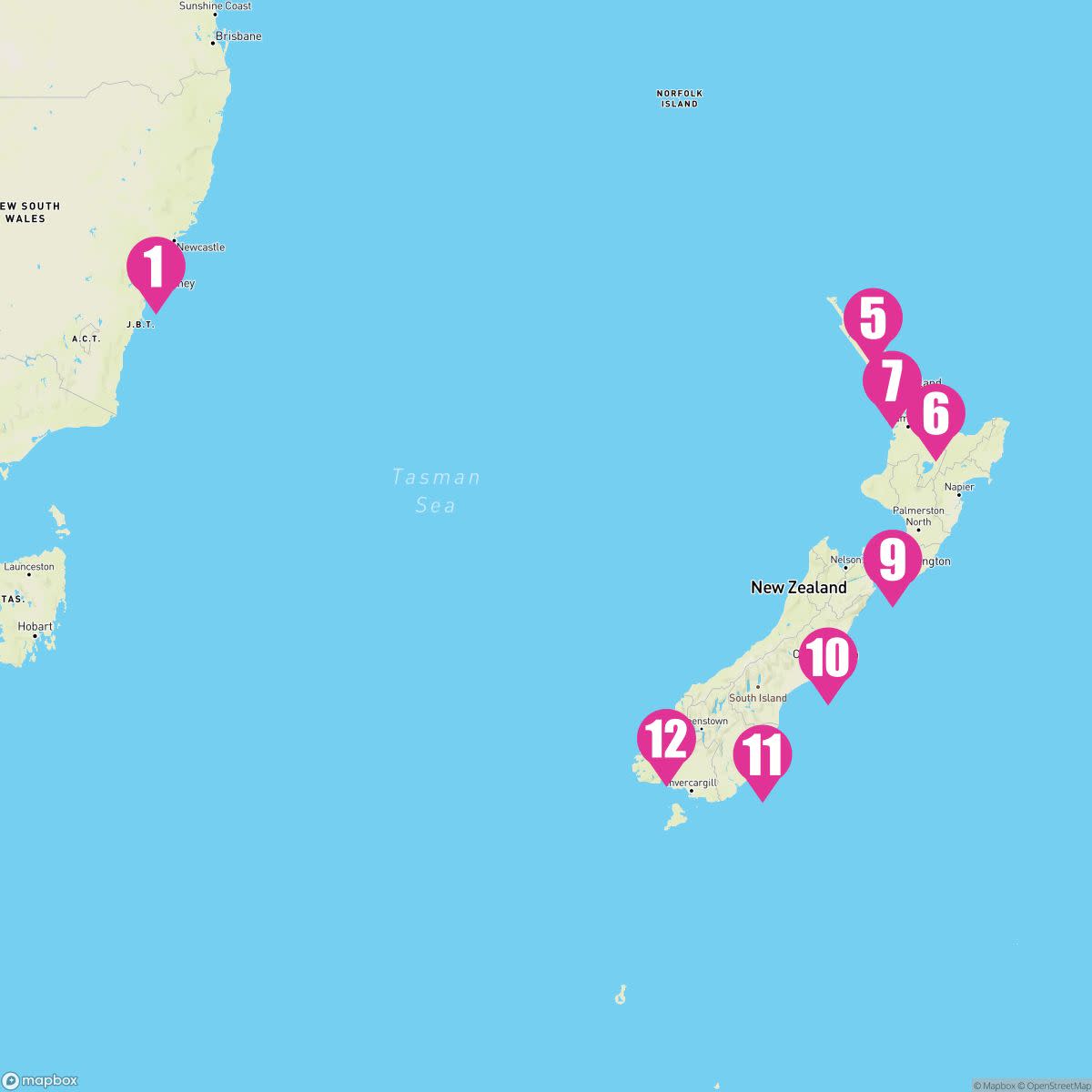 Discovery Princess - February 14th, 2026 - Cruise Map & Port Info