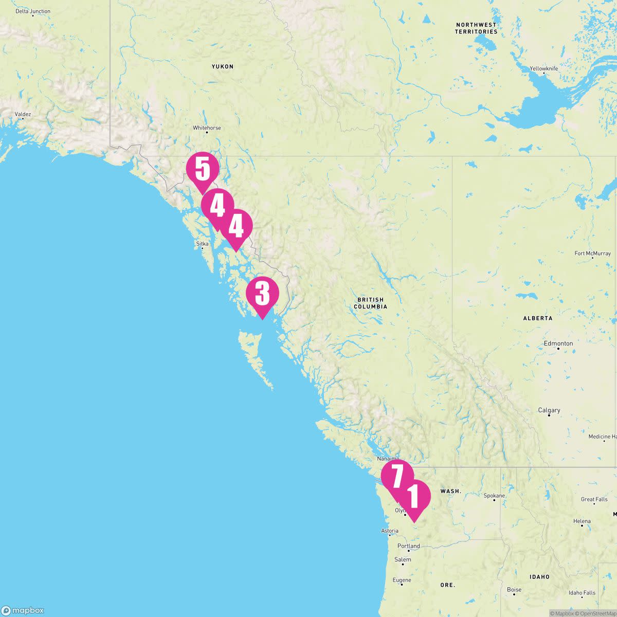 Discovery Princess - May 18th, 2025 - Cruise Map & Port Info