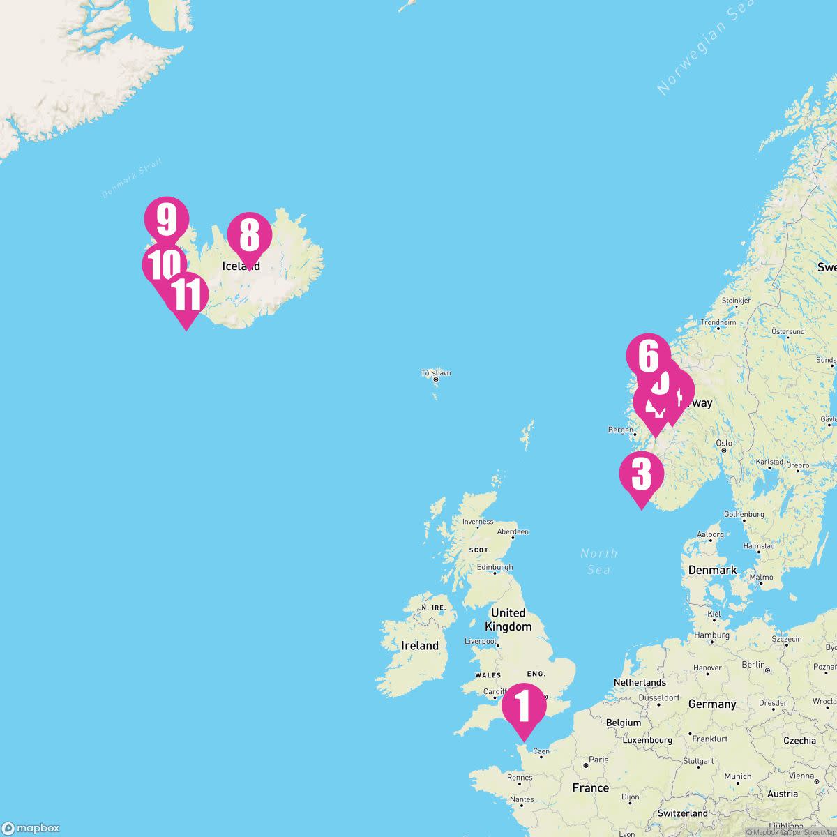 Emerald Princess - June 3rd, 2025 - Cruise Map & Port Info