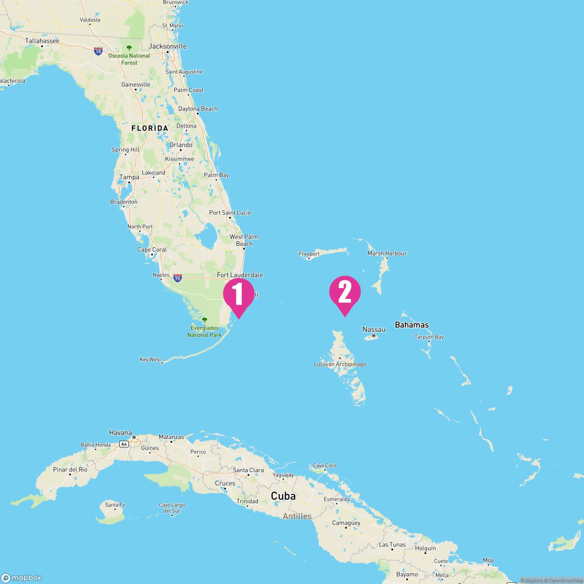 Freedom of the Seas - March 1st, 2024 - Cruise Map & Port Info