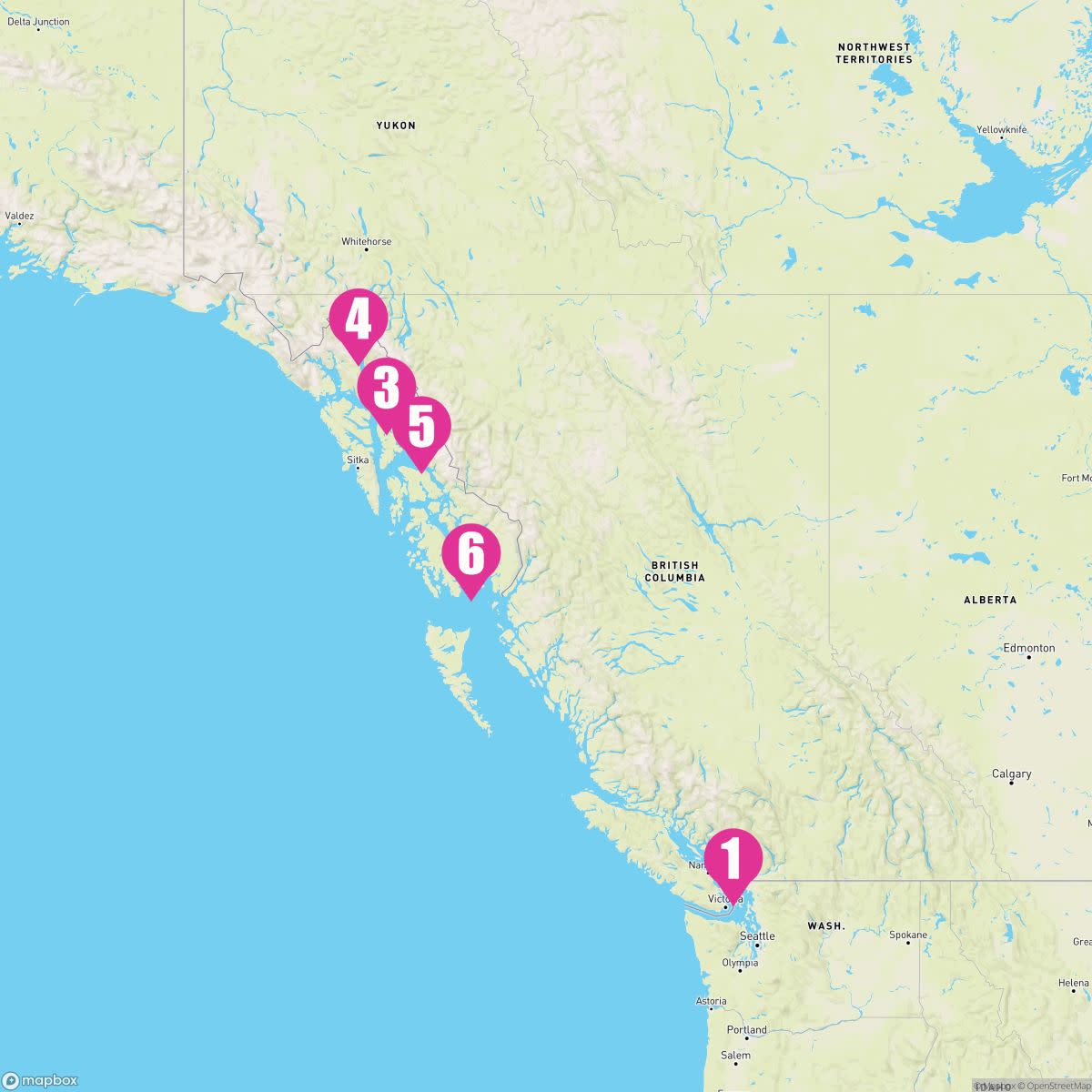 Grand Princess - June 24th, 2025 - Cruise Map & Port Info