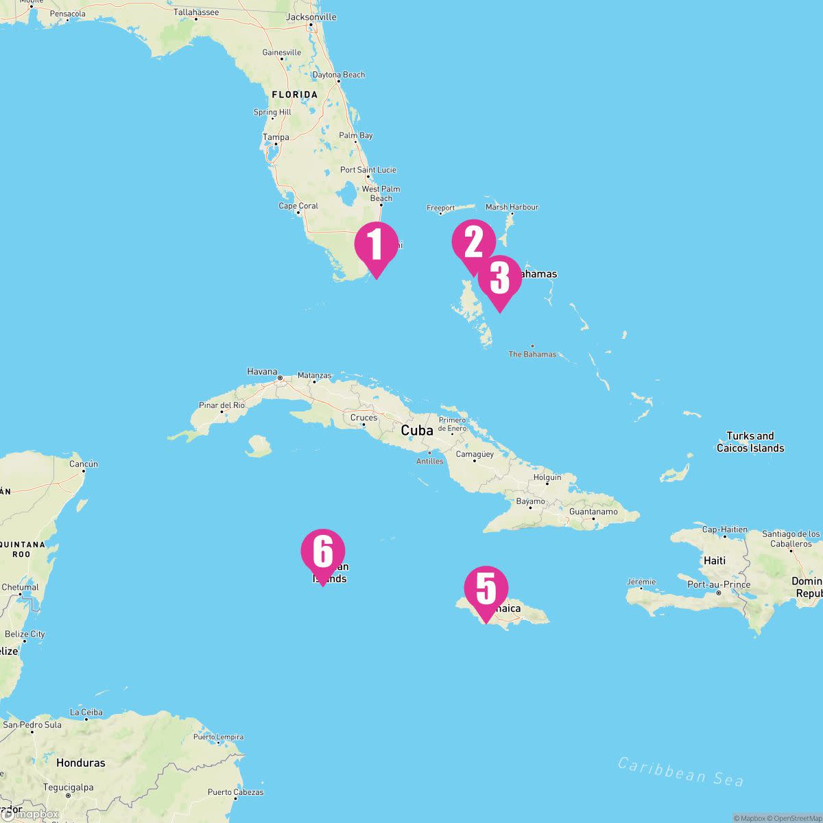 Independence of the Seas - November 9th, 2025 - Cruise Map & Port Info