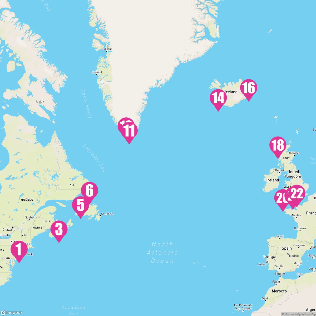 Island Princess - July 5th, 2024 - Cruise Map & Port Info