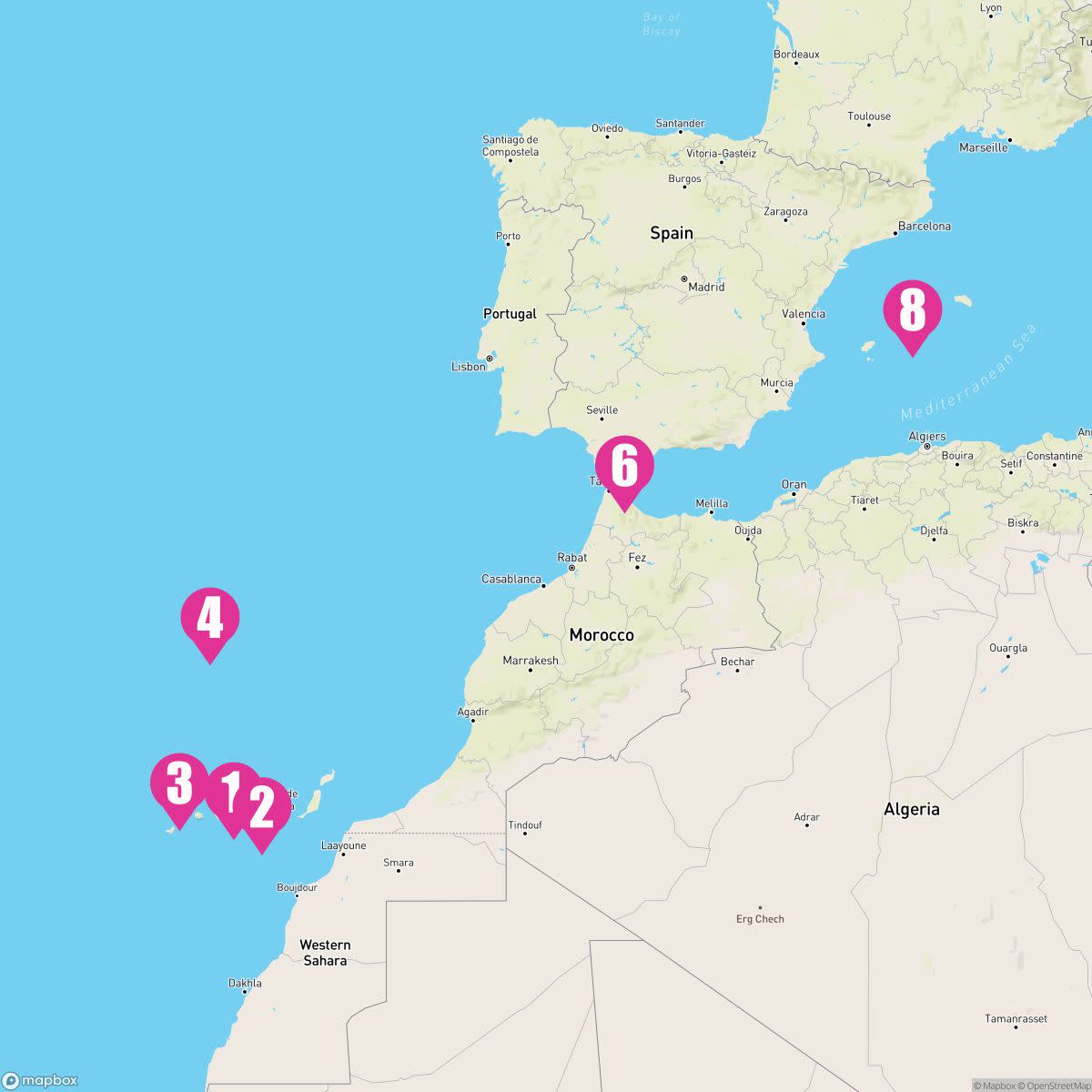 Marella Explorer - April 18th, 2025 - Cruise Map & Port Info