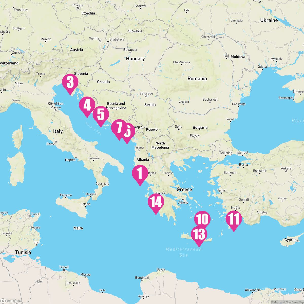 Marella Explorer - September 5th, 2025 - Cruise Map & Port Info