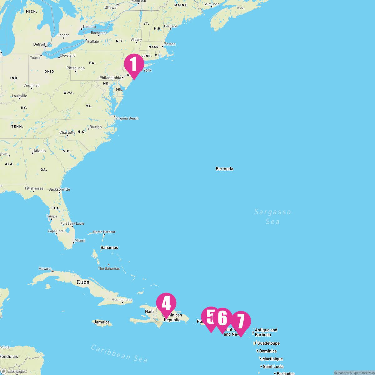 MSC Meraviglia - April 18th, 2024 - Cruise Map & Port Info