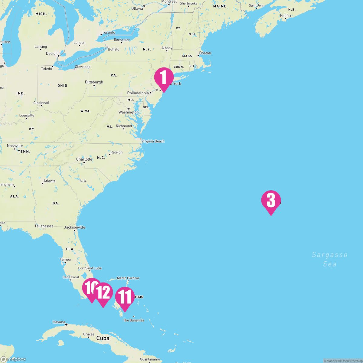 MSC Meraviglia - April 28th, 2024 - Cruise Map & Port Info
