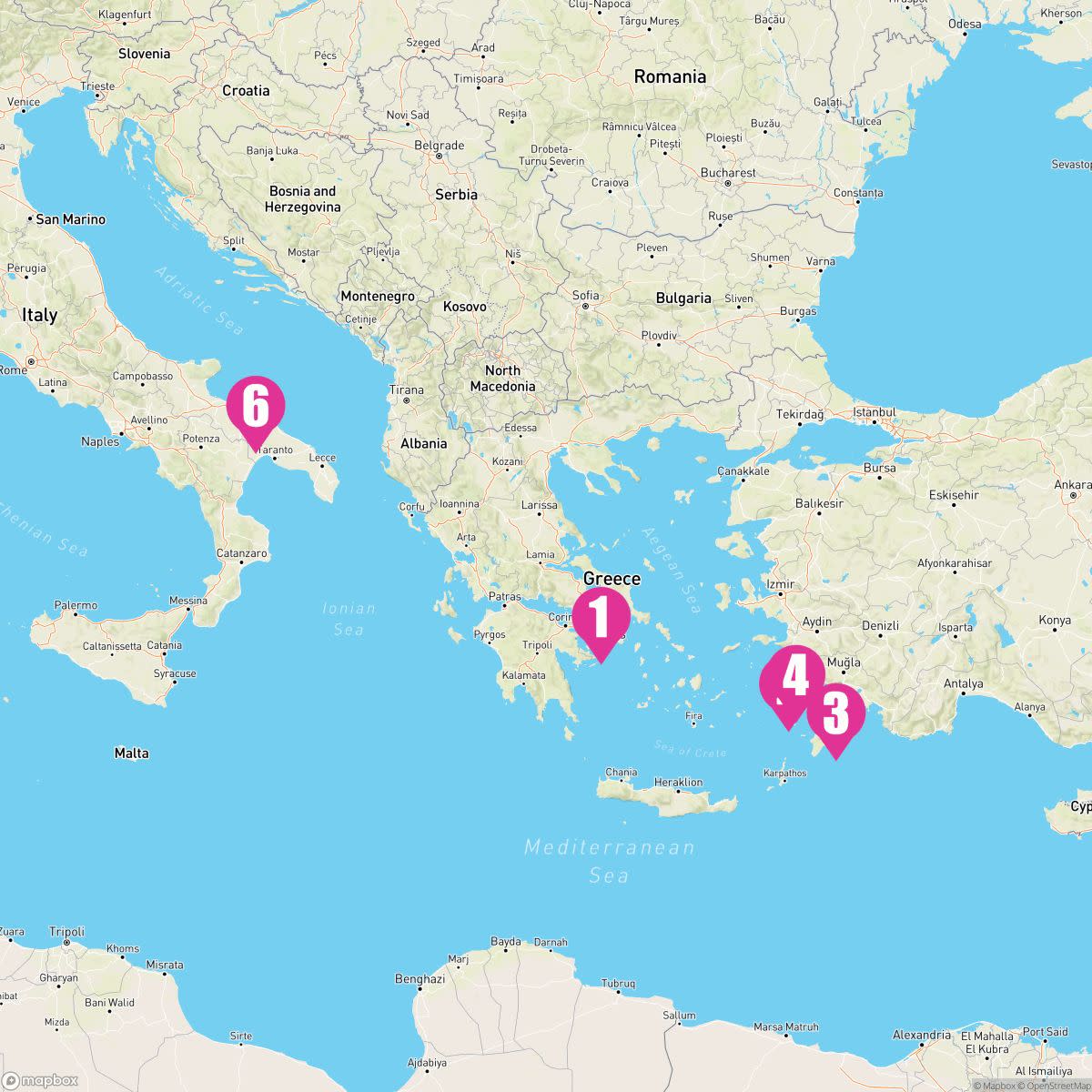 MSC Opera - August 18th, 2025 - Cruise Map & Port Info