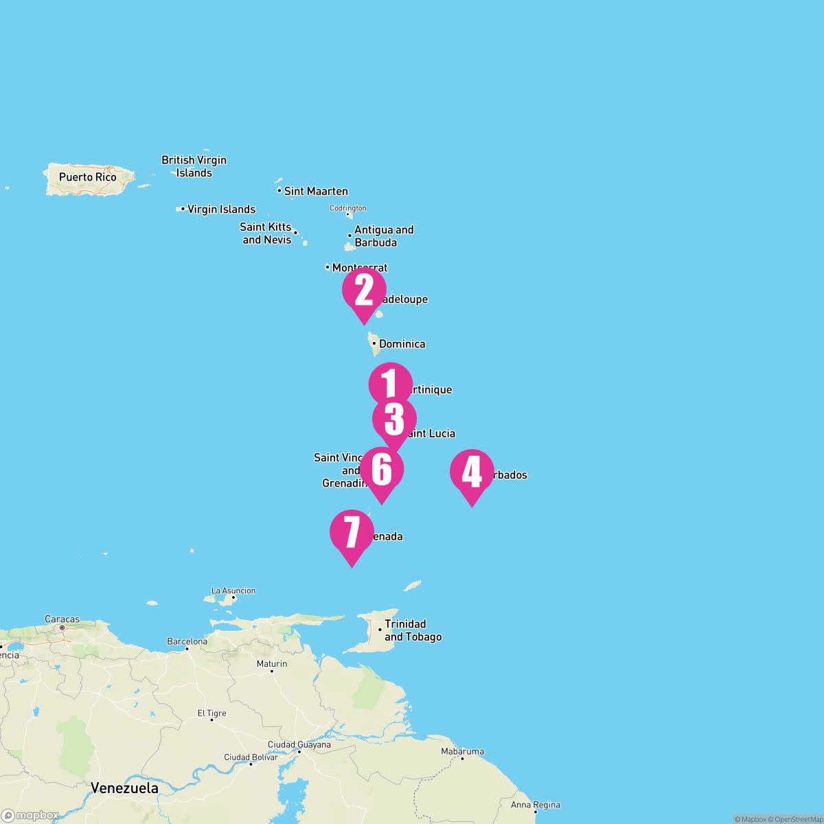 MSC Seaside - March 2nd, 2024 - Cruise Map & Port Info
