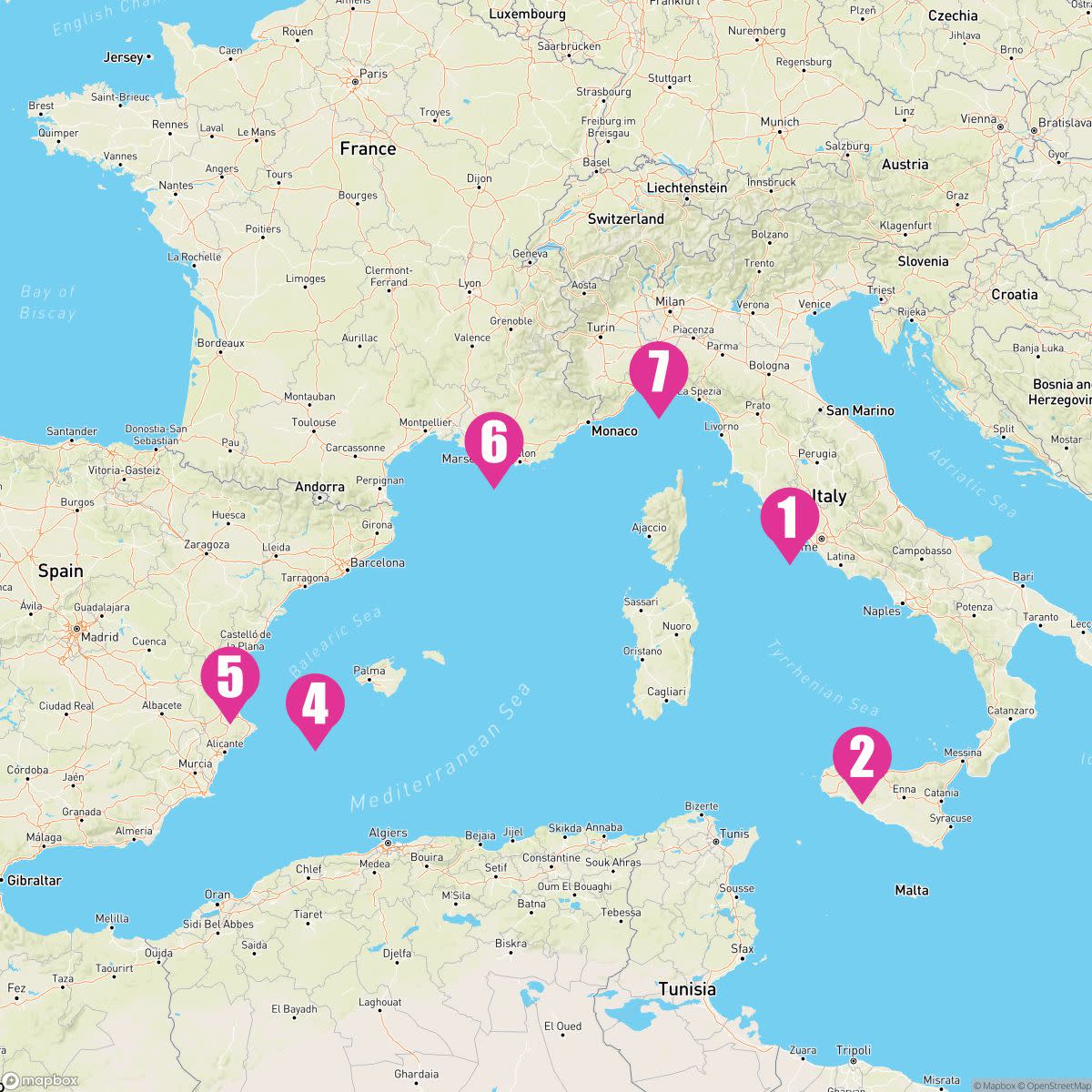 MSC Seaside - October 6th, 2024 - Cruise Map & Port Info