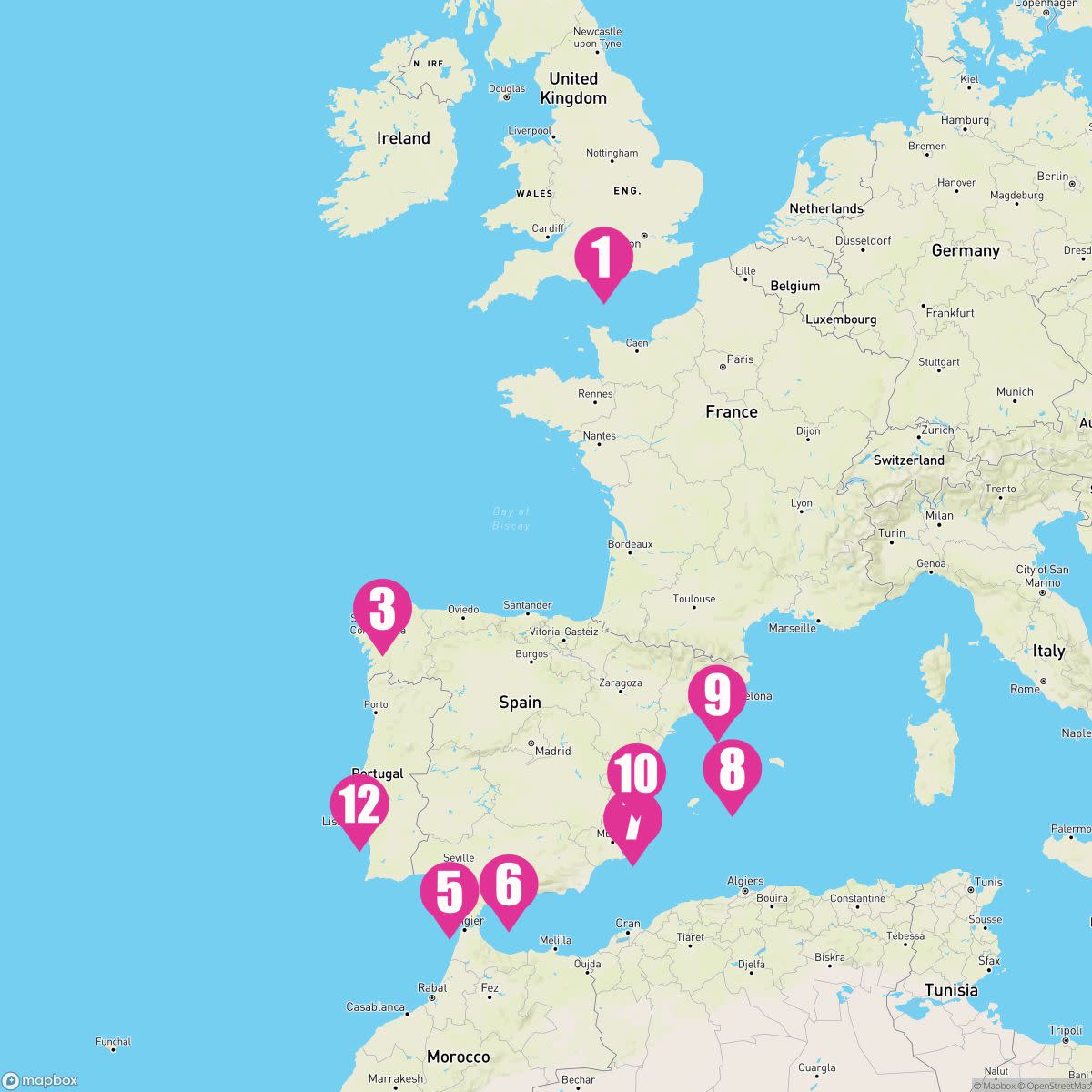 MSC Virtuosa - July 26th, 2025 - Cruise Map & Port Info